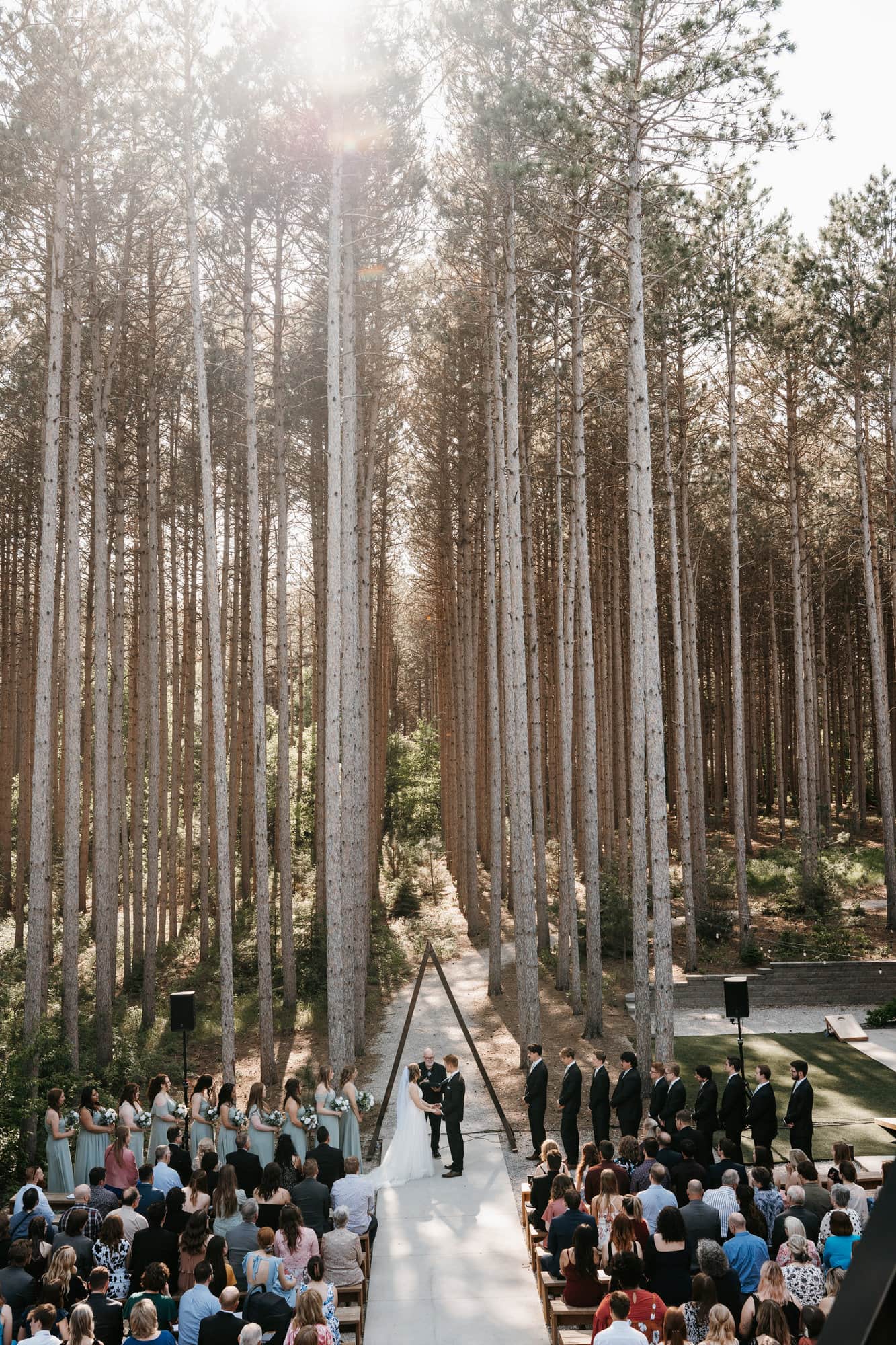 Outdoor wedding at Pinewood Weddings and Events - lullephoto.com